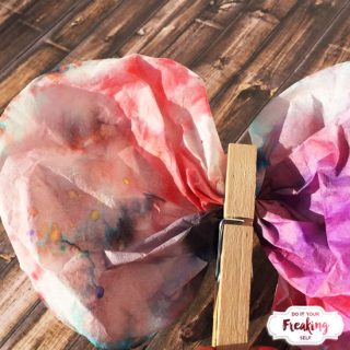 Do It Your Freaking Self - Coffee Filter Butterflies