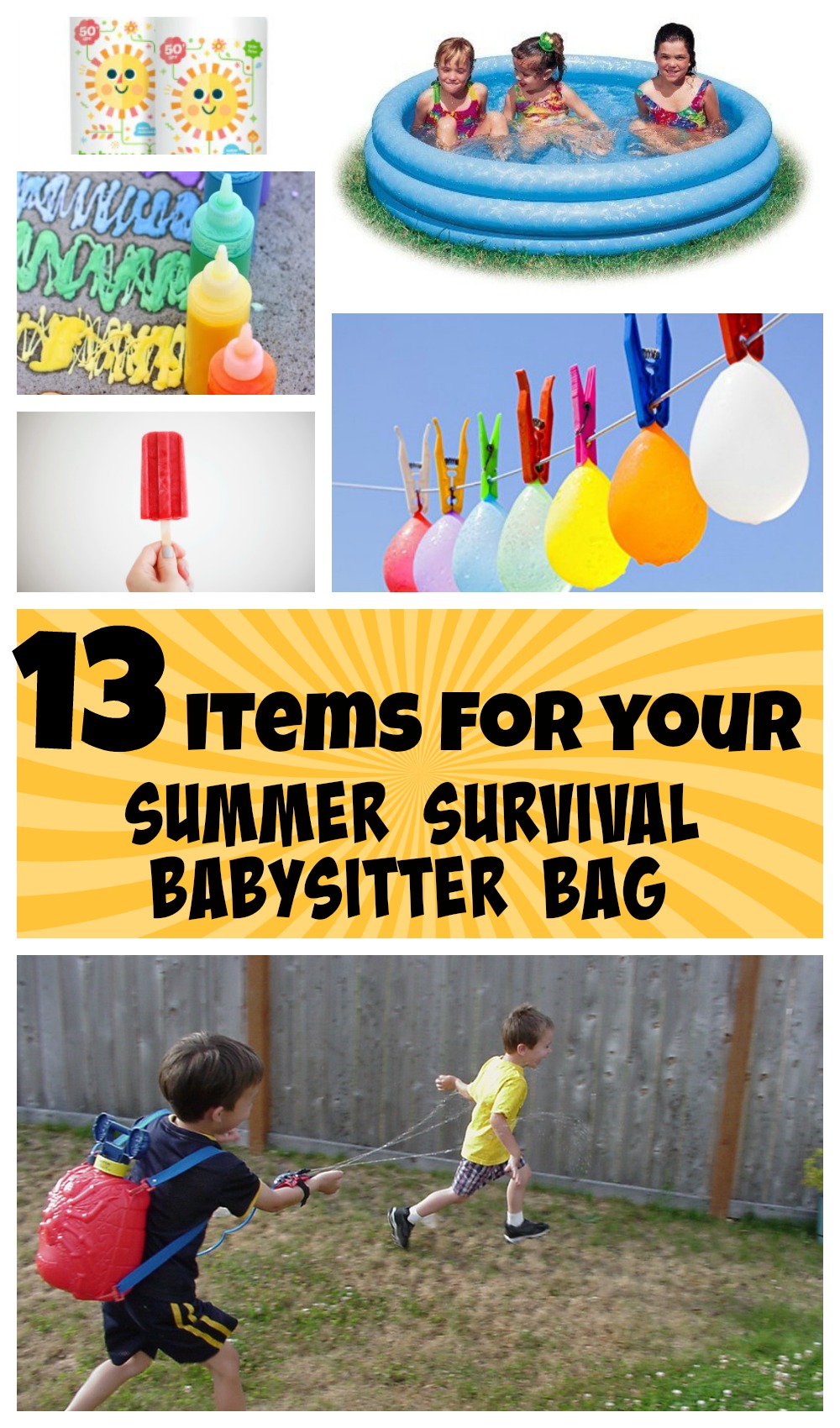 Do It Your Freaking Self - Summer Survival Babysitting Bag - Do It Your ...