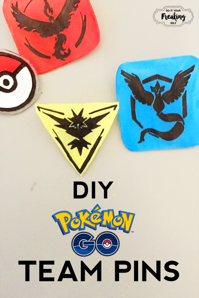 Do It Your Freaking Self - DIY Pokémon Go Pins - Do It Your Freaking Self