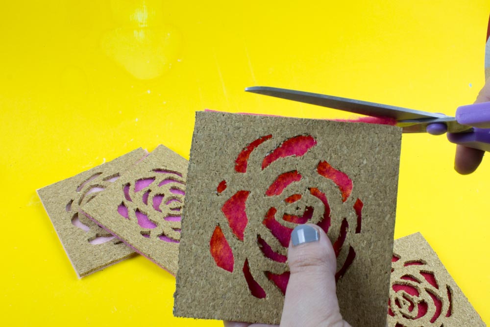 Do It Your Freaking Self - DIY Rose Cork Coasters - Do It Your Freaking ...
