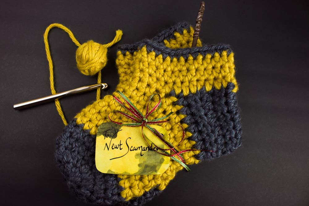 Do It Your Freaking Self - Crochet Vintage Hufflepuff Slippers (Free ...